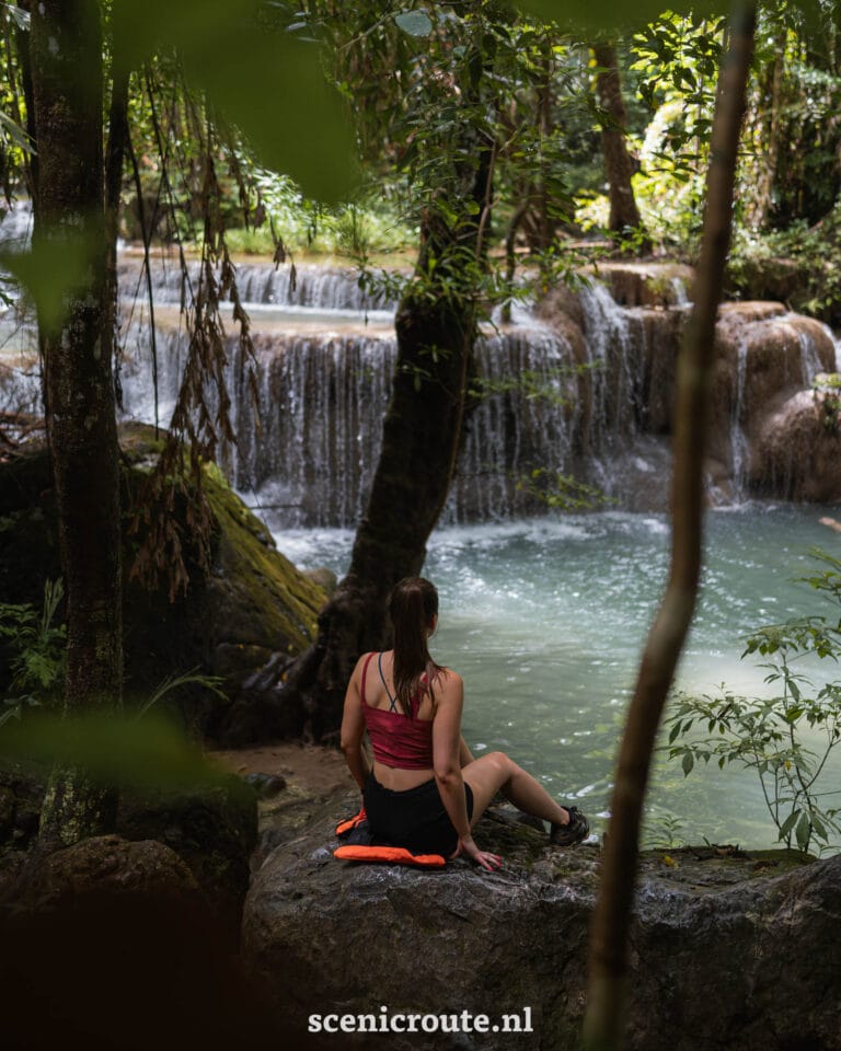 Hike naar de Erawan falls nabij Kanchanaburi | Scenic Route